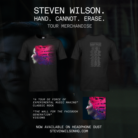 Tour merchandise now available on Headphone Dust - Steven Wilson