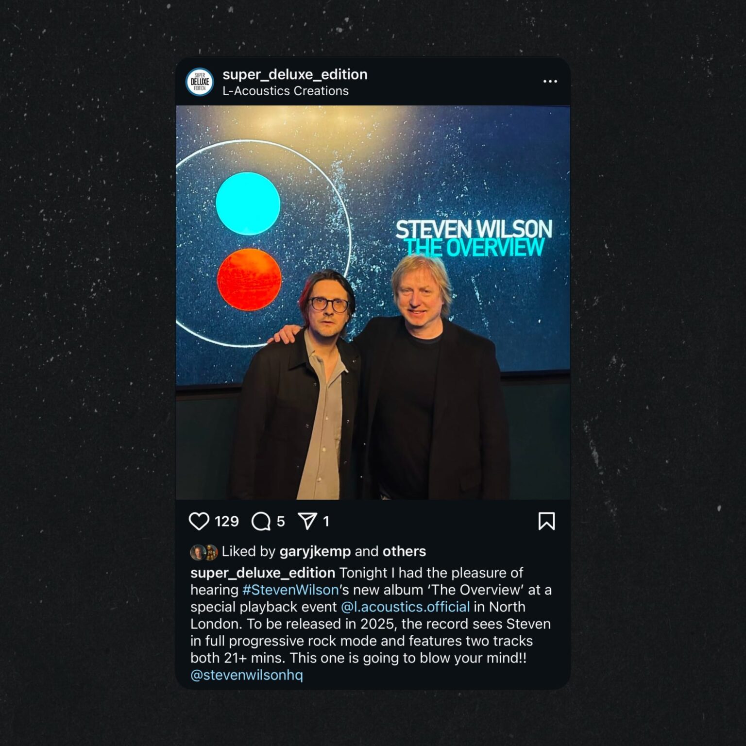 The Overview First Playback Sessions - Steven Wilson